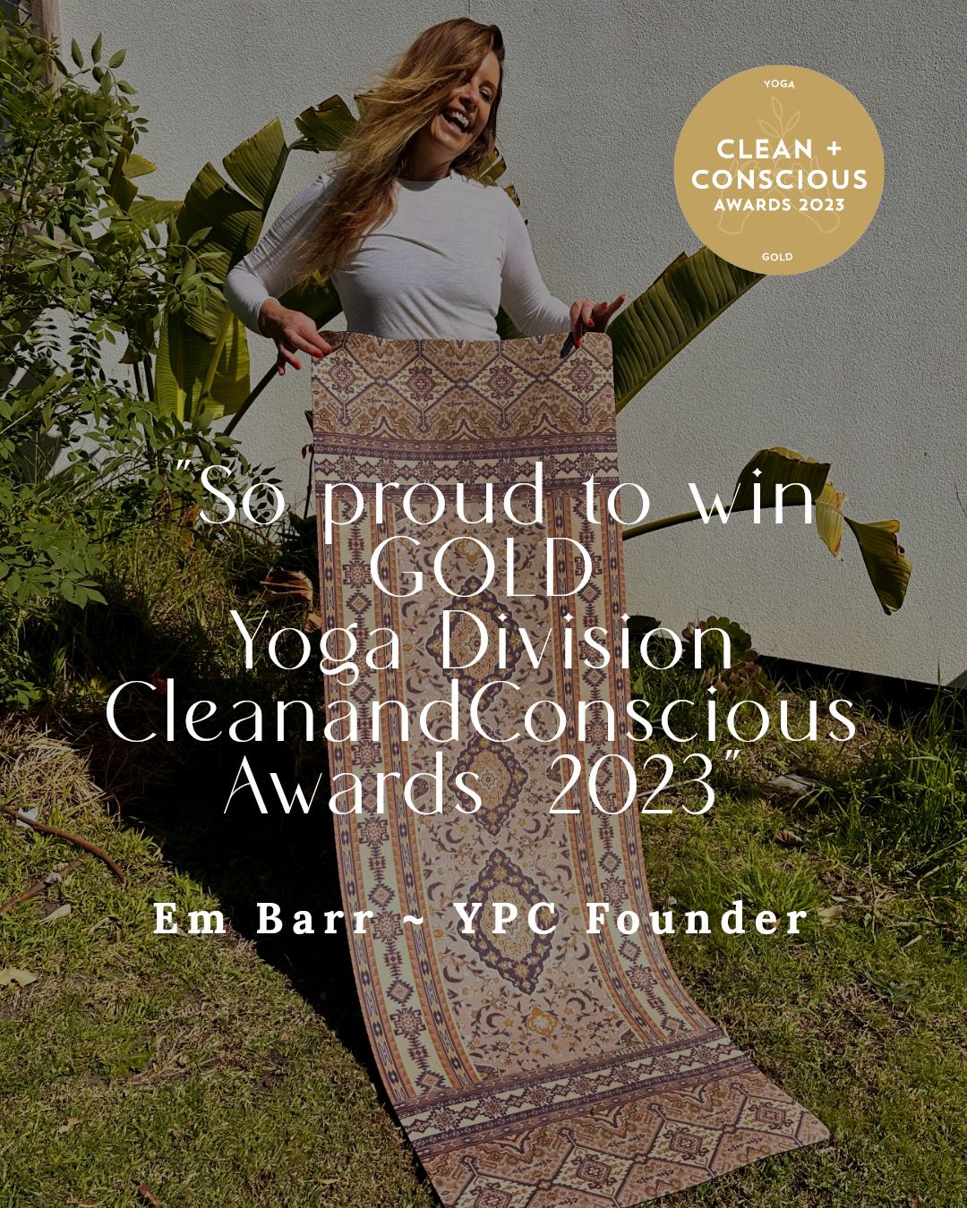 CELEBRATING GOLD AT THE C&C AWARDS – Yogi Peace Club